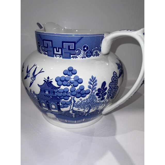 1980s Spode Blue Willow Dutch Jug | Chairish