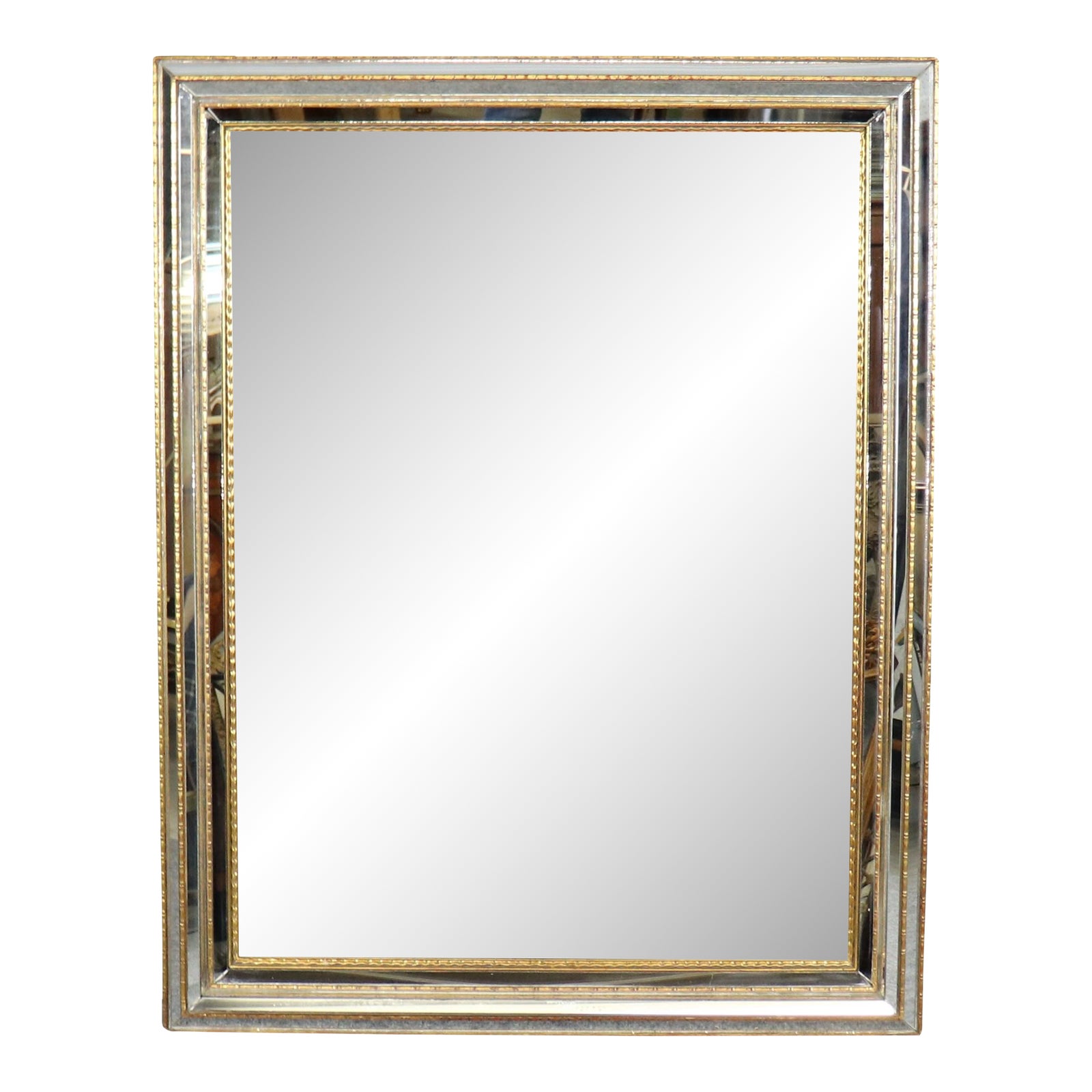 Rare Multi-Faceted Dimensional LaBarge Gilded Framed Italian Mirror ...