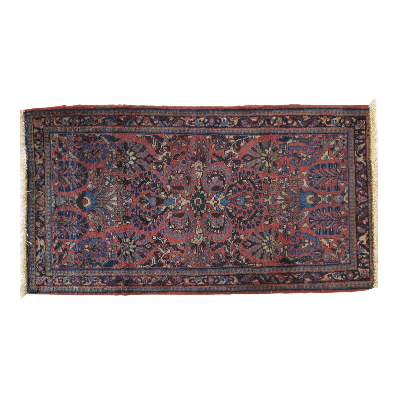 1920's Antique Sarouk, 2'3" X 4'4" | Chairish