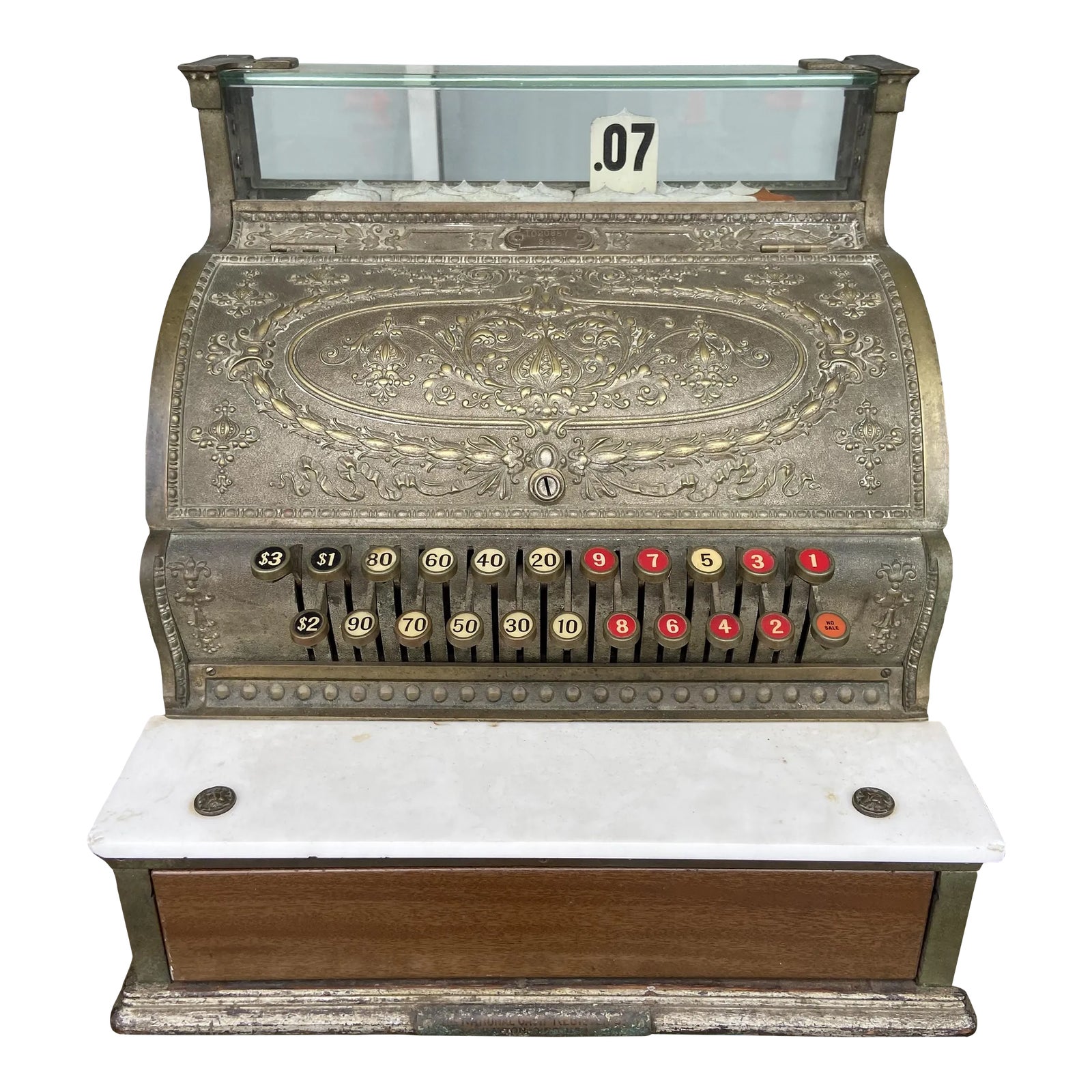 Early 20th Century National Cash Register Model No. 332 | Chairish