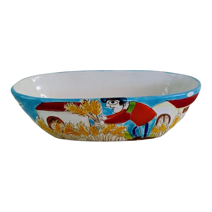 Early 1960s Giovanni Desimone Picasso Style Italian Art Pottery Hand ...