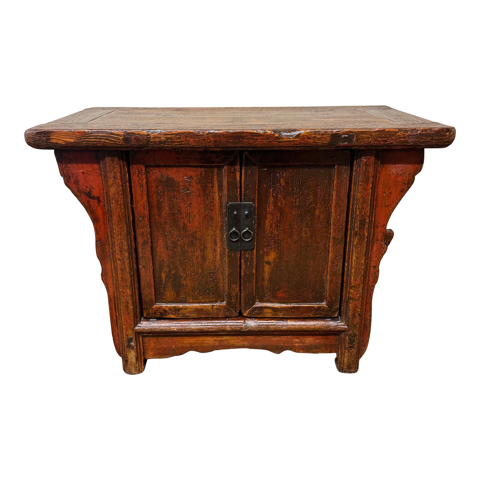 Vintage Asian Winged Cabinet | Chairish