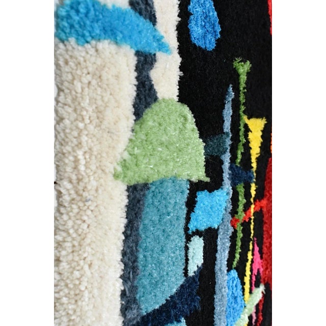 Vintage Mid Century Danish Modern Rya Evelyn Ackerman Era Hand Tufted ...