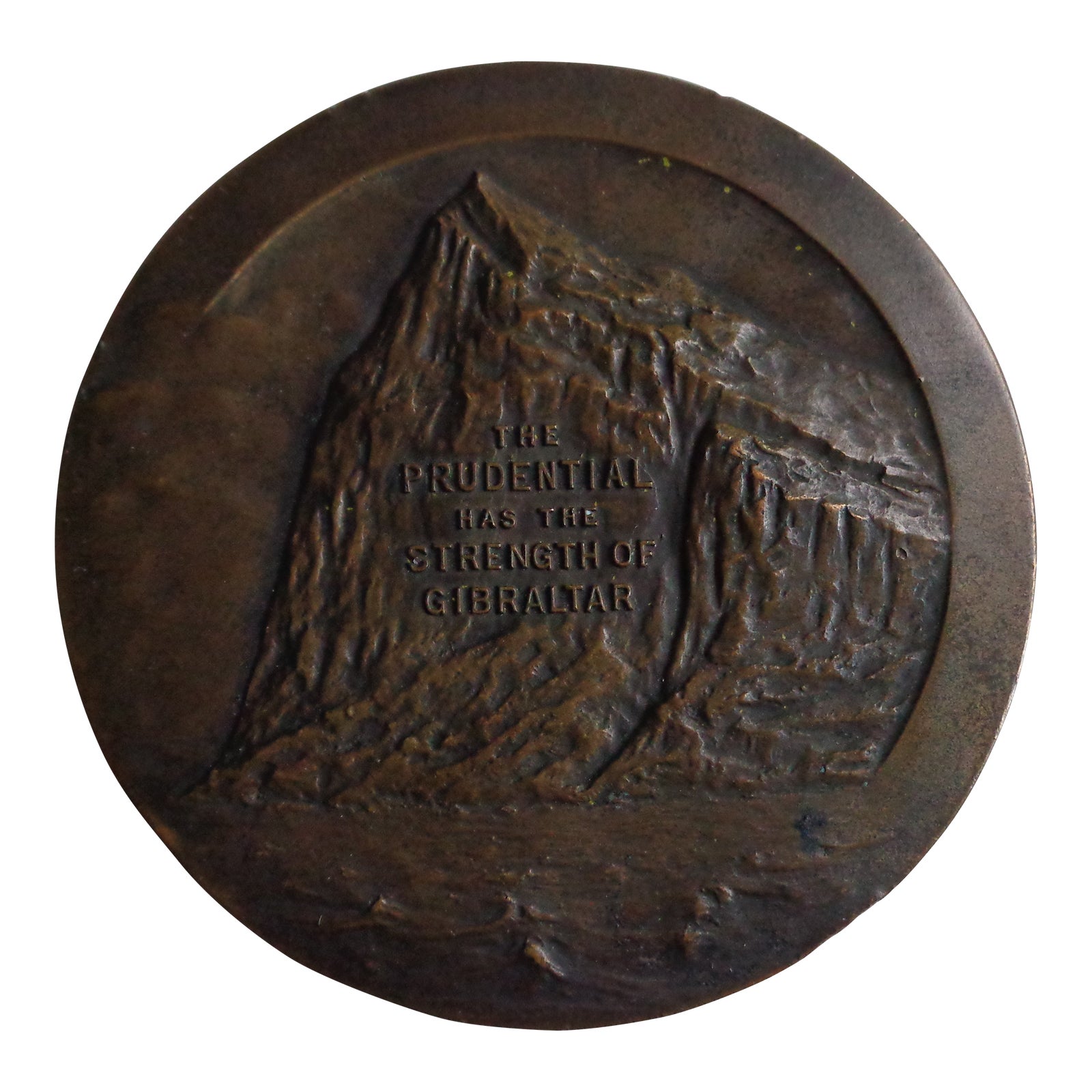 Late 19th Century Bronze Medallion Paperweight Commemorating Prudential ...