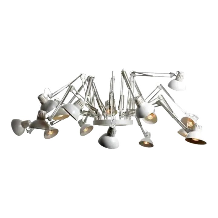 Dear Ingo White Chandelier by Ron Gilad for Moooi, 2005 | Chairish