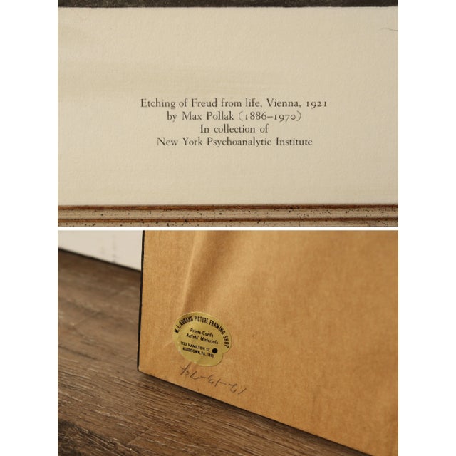 Max Pollak Framed Print of Sigmund Freud | Chairish