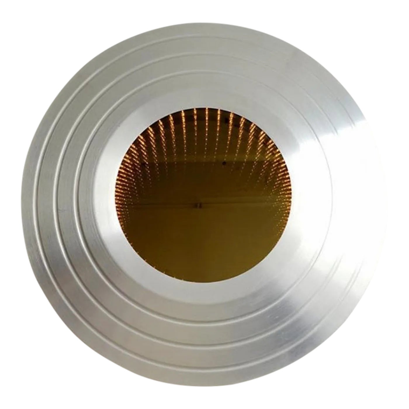 45 Inch Round Aluminum Infinity Mirror | Chairish