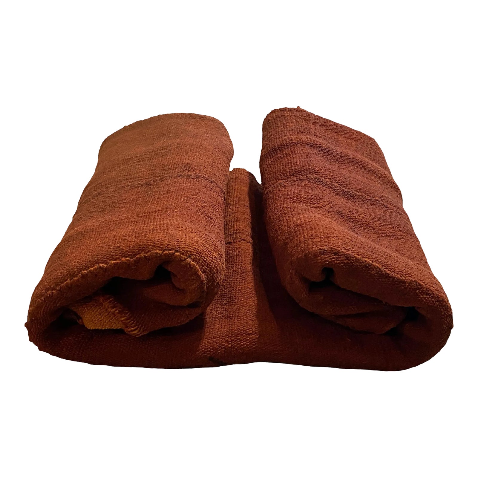 African Plain Chocolate Brown Color Mud Cloth Textile Mali 62" by 39 ...