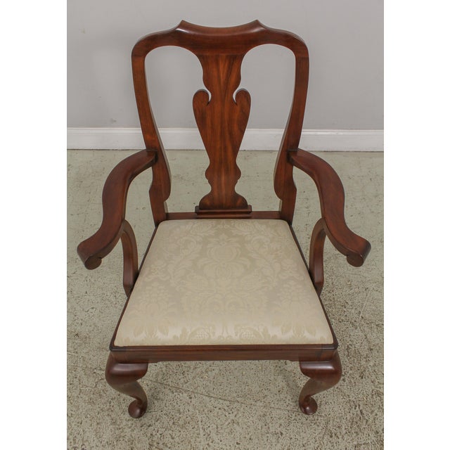 Set of 6 Henkel Harris Solid Cherry Dining Room Chairs | Chairish
