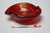 Italian Modern Ruby Red Murano 'Bollicine' Bowl With Gold Fleck | Chairish