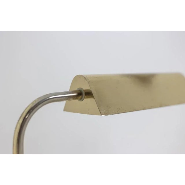 Library Lamp in Gilded Brass, 1970s | Chairish