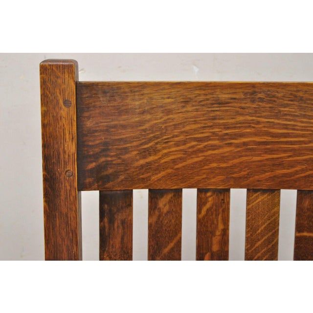 Early 1900s Mission Oak Arts & Crafts Stickley Jm Young Style Rocker ...