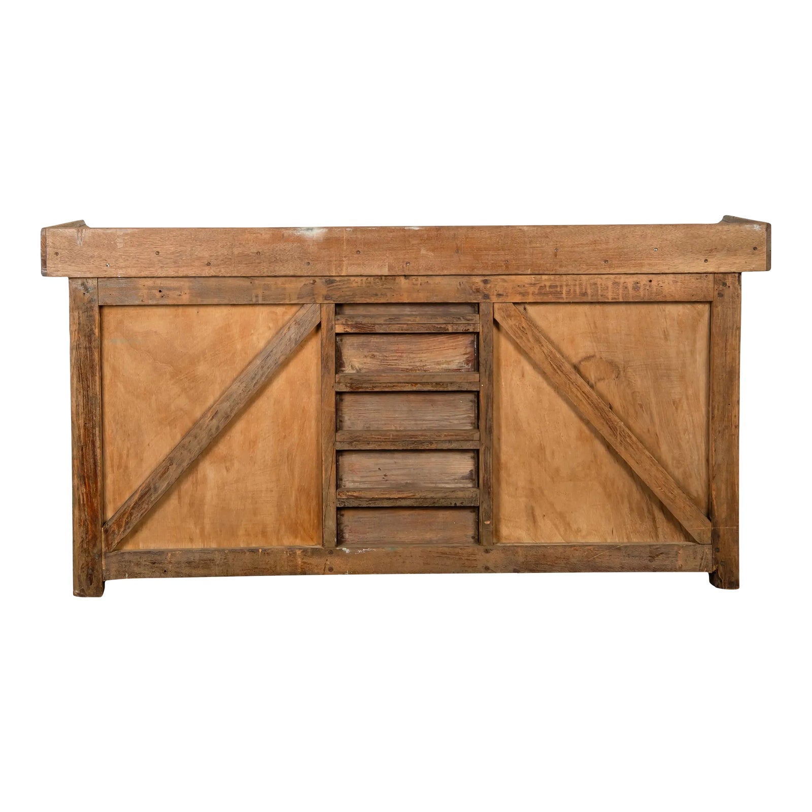 Early 20th Century Antique French Counter With Drawers | Chairish