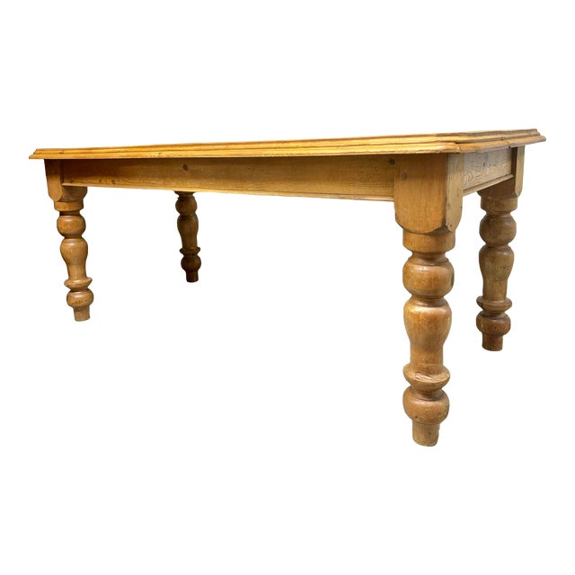 19th Century English Pine Table | Chairish