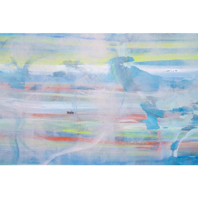 1990s James Canavan Large Modern Abstract Oil Painting on Canvas | Chairish