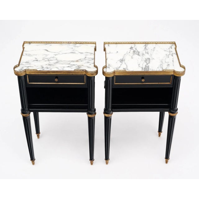 French Antique Louis XVI Side Tables | Chairish