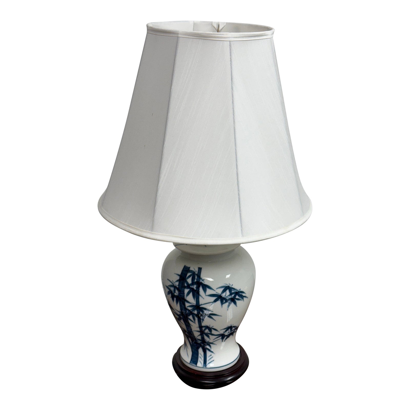 Chinoiserie Lucky Bamboo Table Lamp | Chairish