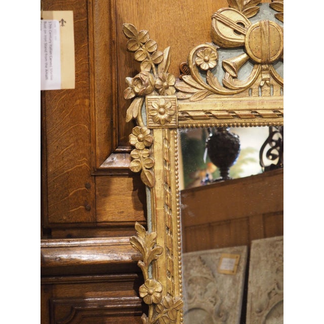 Antique French Louis XVI Style Overmantel Mirror With Musical Trophies ...