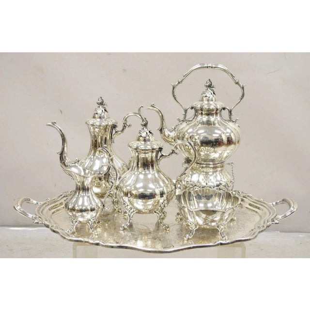 Antique Reed & Barton Winthrop Silver Plate Art Nouveau Floral Repousse ...