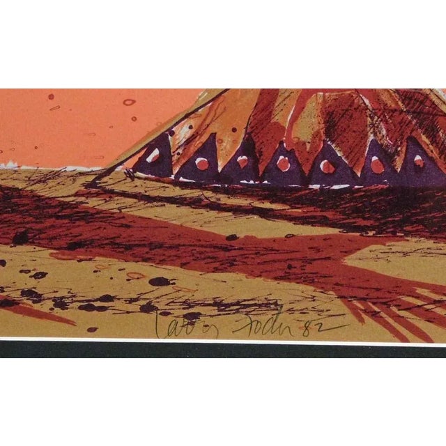 Larry Fodor "Dusty Star" Original Limited Edition Lithograph | Chairish