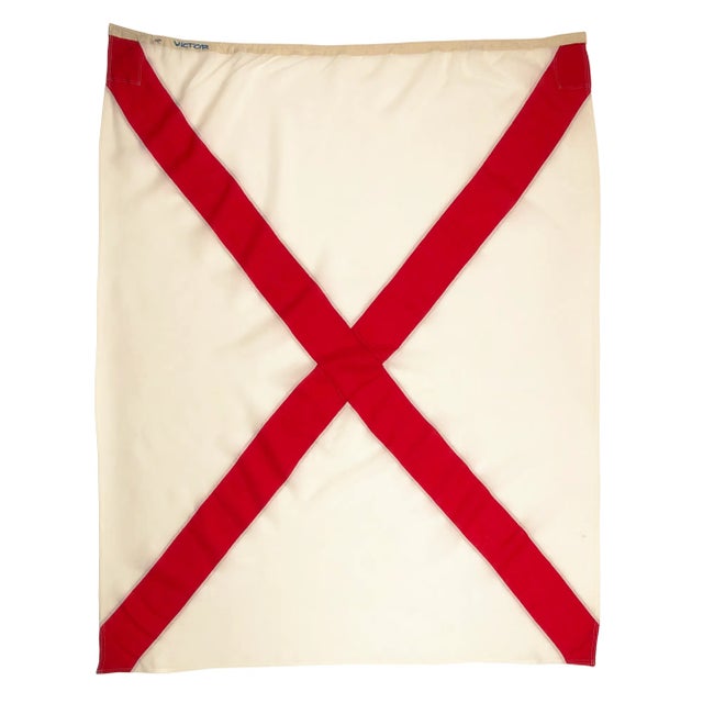 Large Vintage Nautical Signal Flag | Chairish