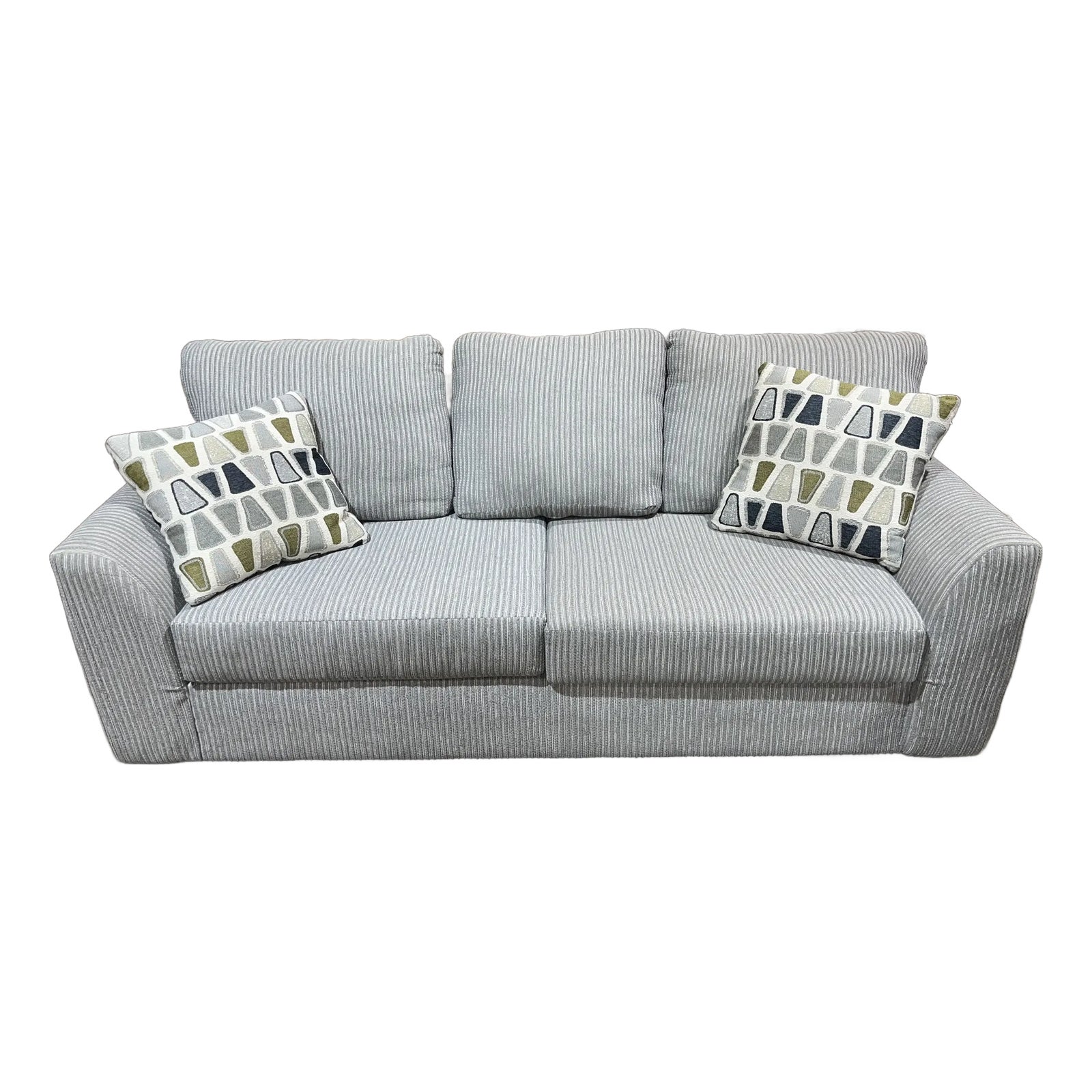 Michael Nicholas Designs Tweed Sofa & 2 Pillows | Chairish