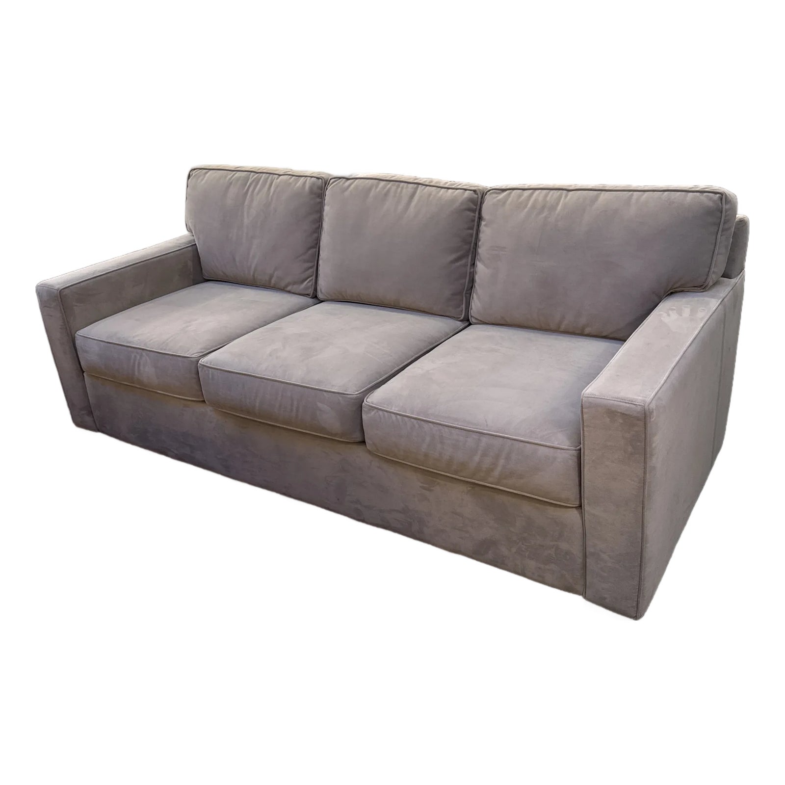 Jonathan Louis Radley Sofa, Cinder Gray | Chairish