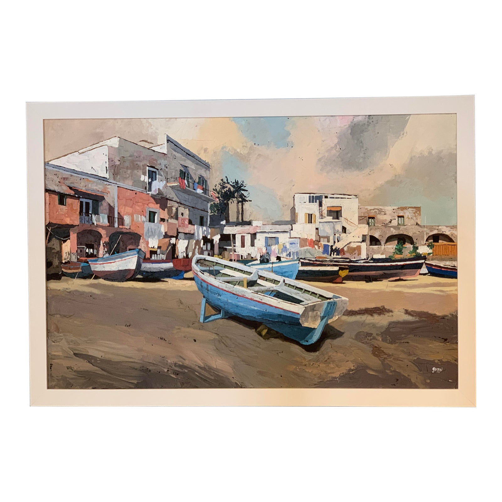 Ischia Original Painting by George Guza | Chairish