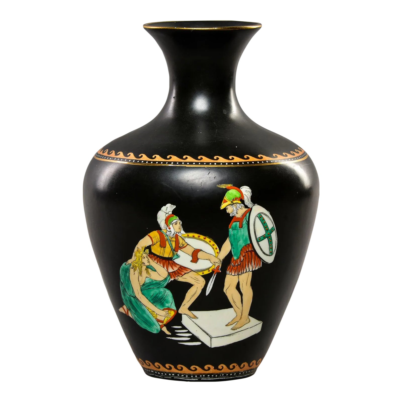 Early 20th Century John Tams Ltd Rare Porcelain Vase | Chairish
