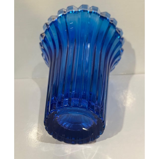 Vintage Studio Nova Cobalt Blue Vase | Chairish