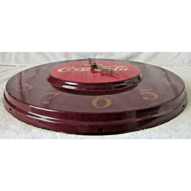 Coca Cola 1951 American Time Corp Ac-400 Quartz Battery Wall Clock ...