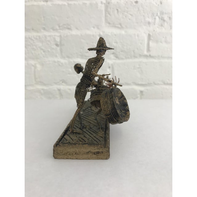 1970s Vintage Alfred Weekes Wire Sculpture | Chairish