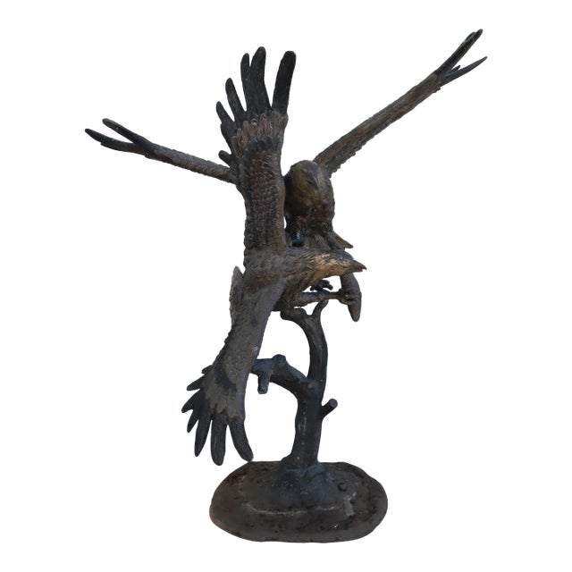 Oversized Bronze Eagle Statue Chairish