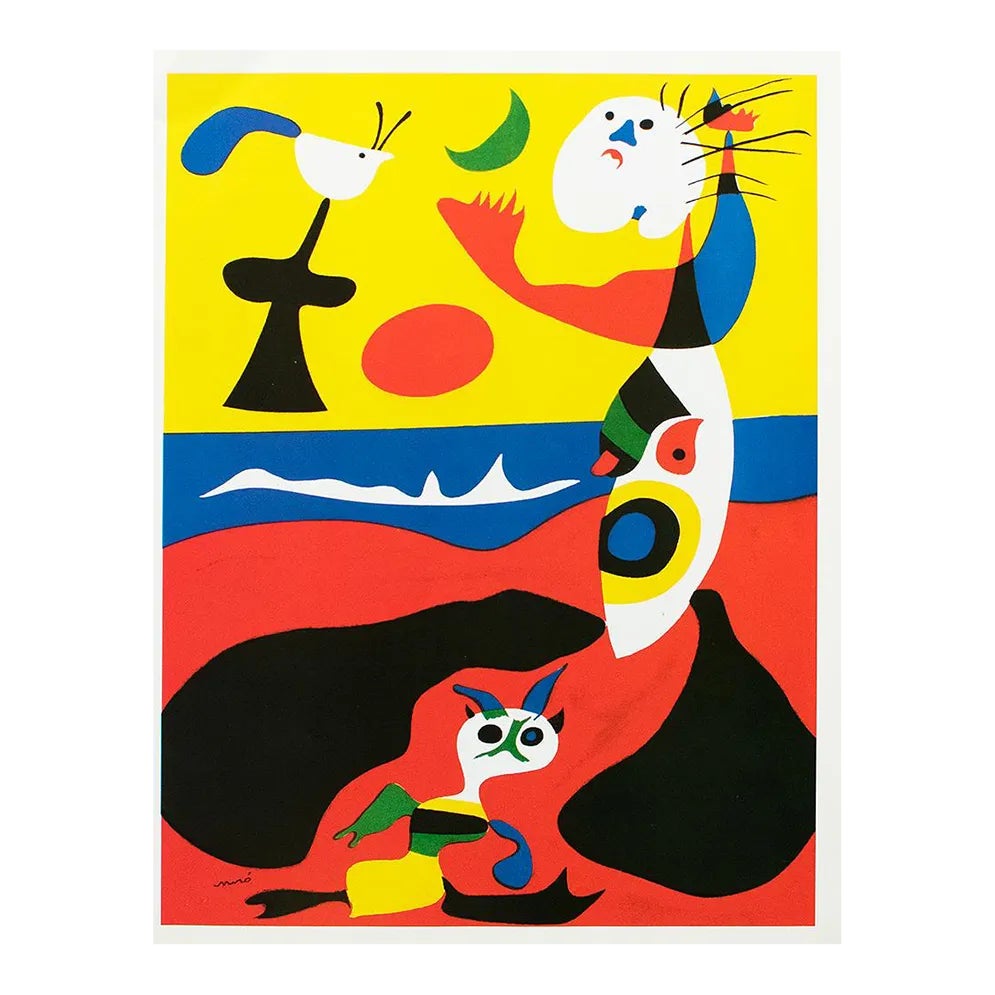1987 After Joan Miró "Summer" for Verve, Second Edition Full-Color ...