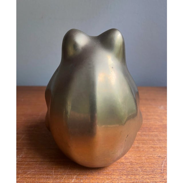 Brass Frog Decorative Mid Century Accent / Paperweight | Chairish