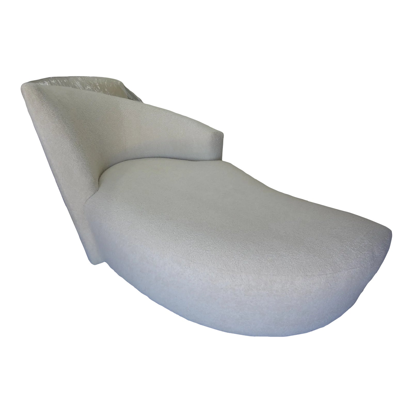 Postmodern Vladimir Kagan Inspired Sculptural Chaise | Chairish