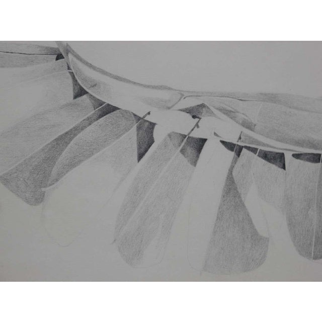 1978 Realistic Pencil Drawing of Man Using a Flying Contraption From ...