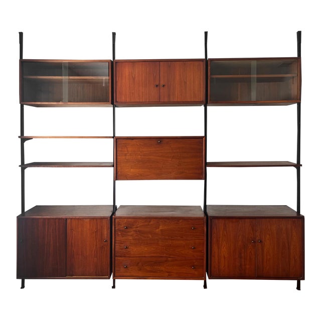 Omni Style Wall Unit in Teak After George Nelson / Herman Miller, Usa ...