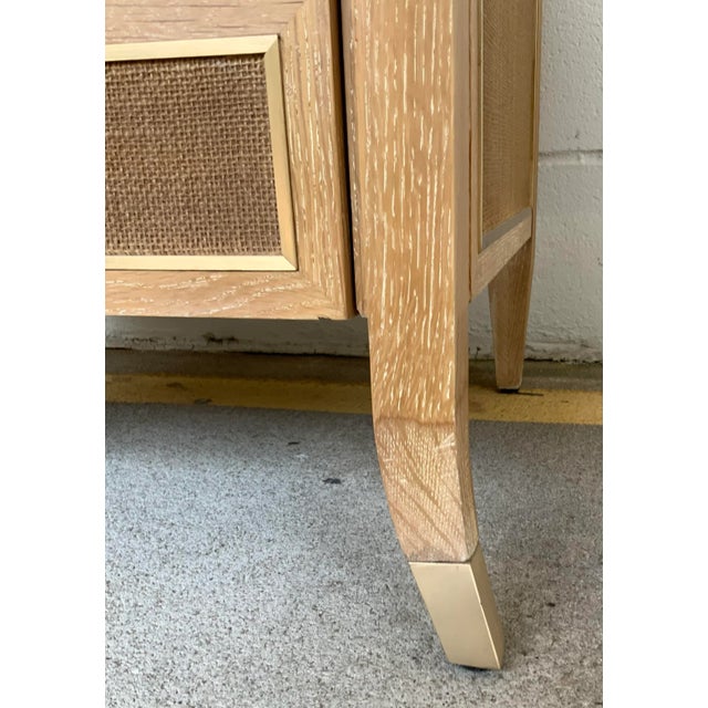 Villa & House Modern Cerused Oak Paulina Side Table | Chairish