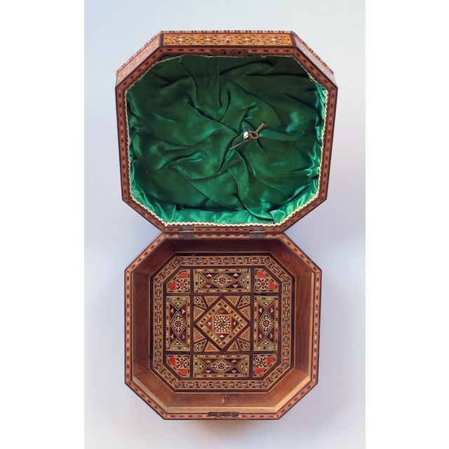 Crafted and Large Middle Eastern Micro-Mosaic Marquetry Inlaid ...