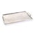 Rectangular Aluminum Tray with Handles, Silver | Chairish