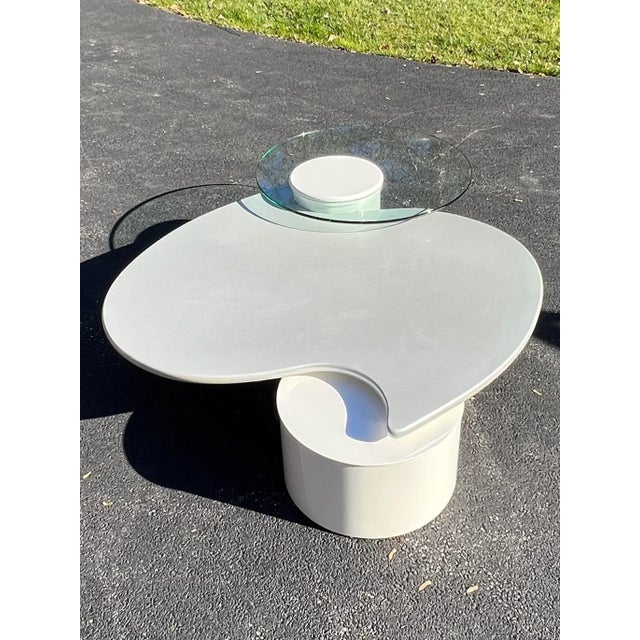 1980’s Abstract Sculptural Three Tier Geometric Multi Level Swivel ...