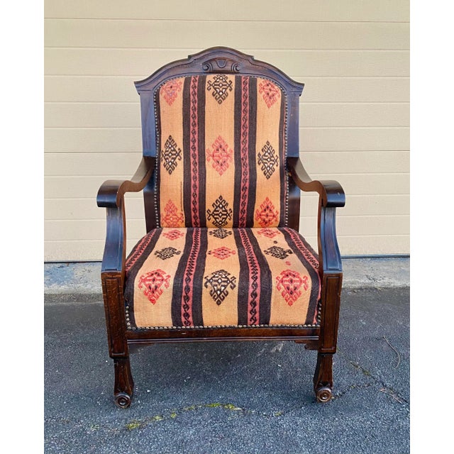 Turkish Kilim Chair | Chairish