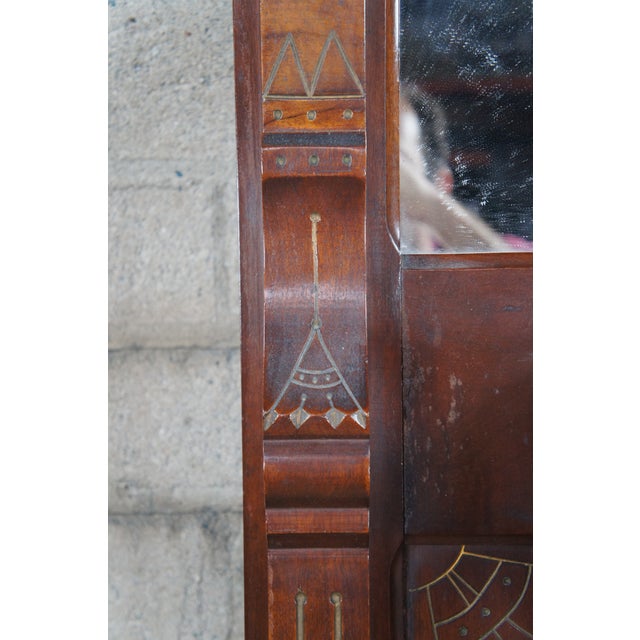 Antique Victorian Eastlake Mahogany Hall Parlor Entry Vanity Pier ...