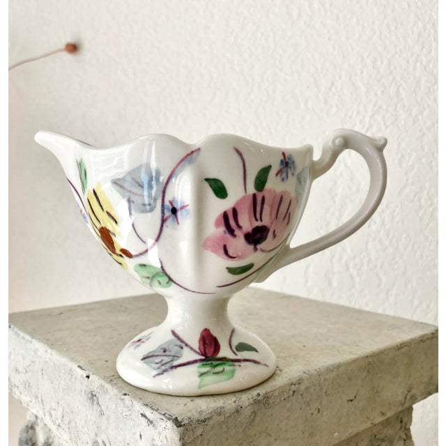 1930s Blue Ridge Southern Potteries Colonial Shape Pedestal Creamer in ...