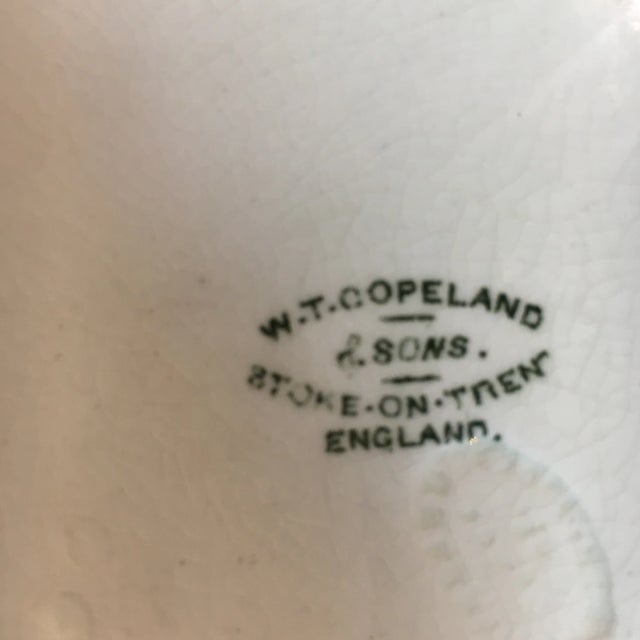 19th Century Copeland and Sons Stoke-On-Trent Circular Tile: The Statue ...