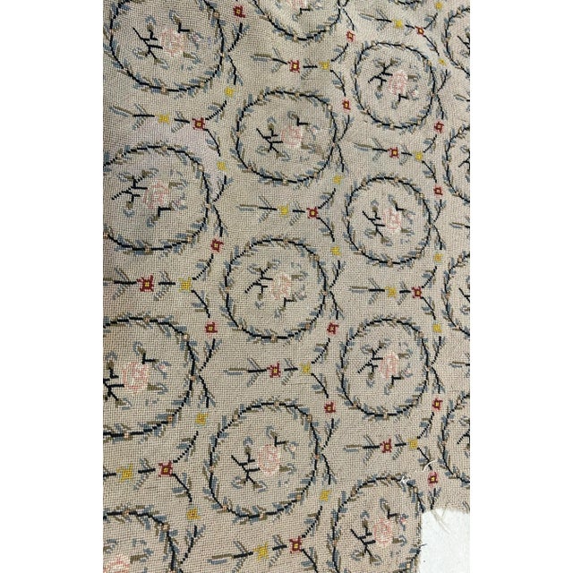 Circa 1930 French Needlepoint Textile Remnant | Chairish