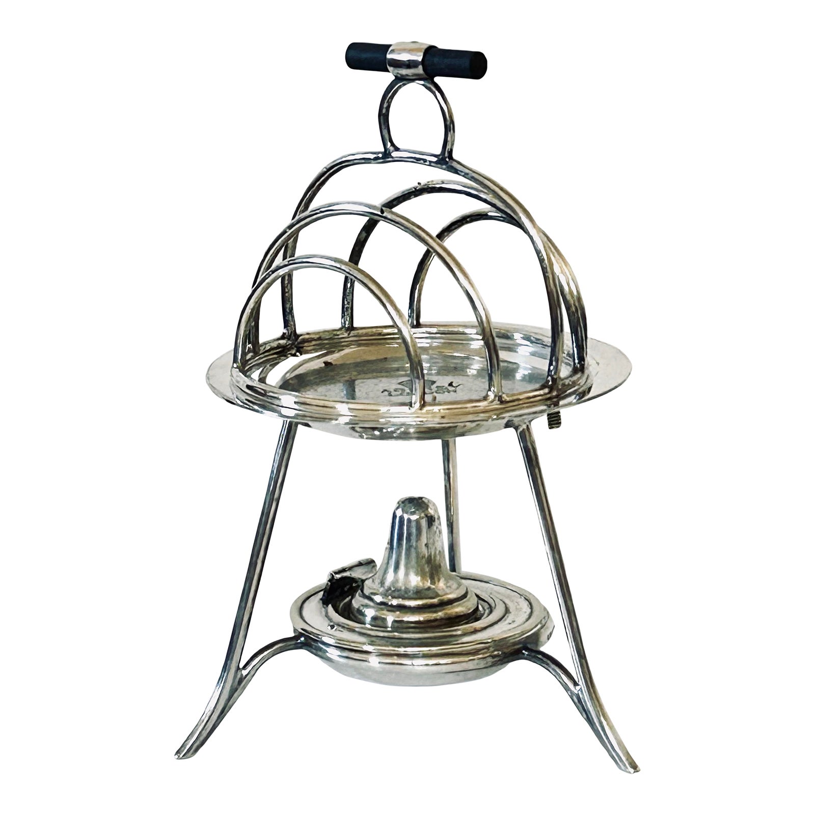 Asprey, Mid-Century Modern Toast Rack With Warmer | Chairish