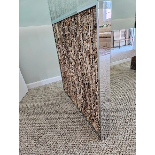 Cork and Chrome Dining Table Attributed to Comfort Designs, Inc ...