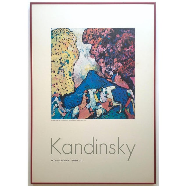 Wassily Kandinsky Vintage 1972 Lithograph Print Framed Guggenheim ...